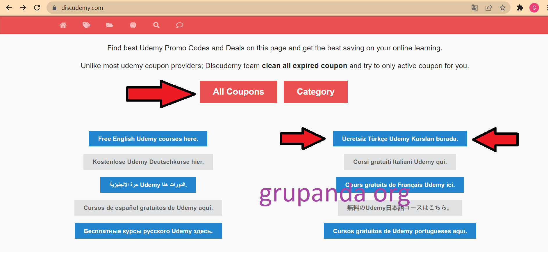 Udemy Ücretsiz Kurslar Nasıl Bulunur? | Grupanda